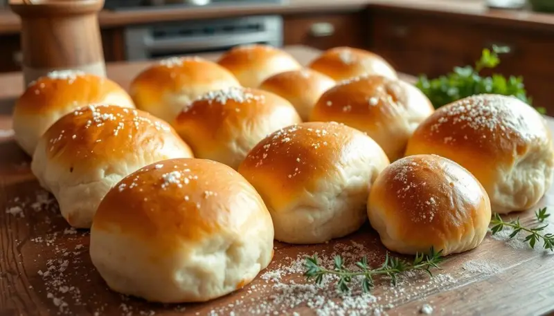 No Yeast Bread Rolls Using Self-Rising Flour